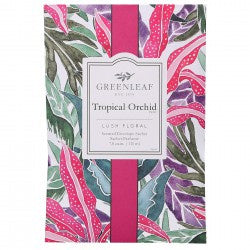Greenleaf Tropical Orchid Large Scented Fragrance Sachet — Little House ...